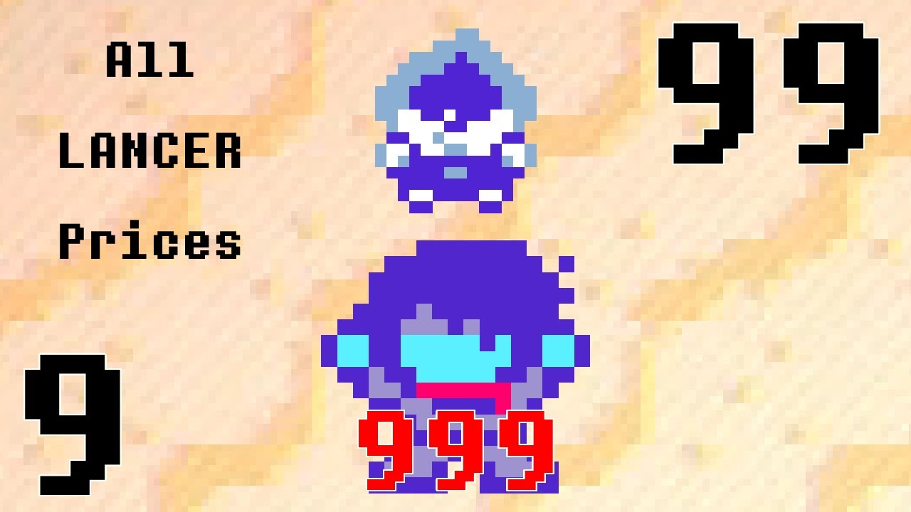 Buying Lancer for all prices (All Dialog) [DELTARUNE CHAPTER 3] - YouTube