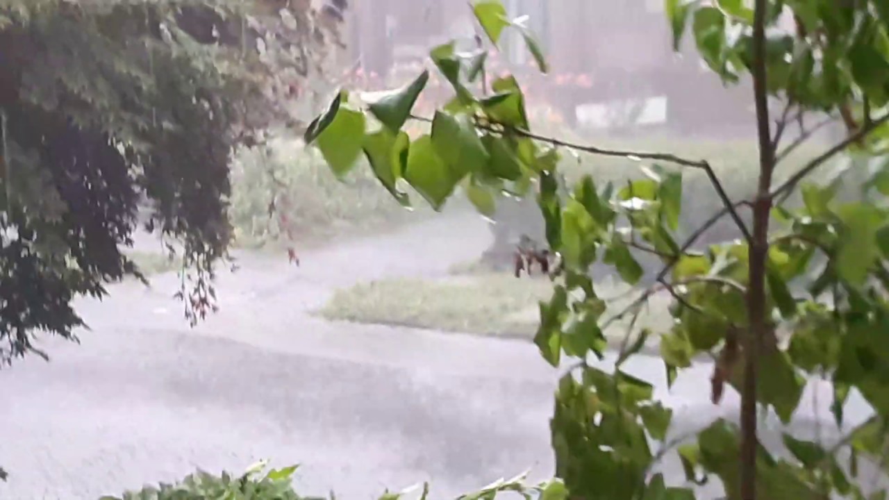 Massive rain storm! - YouTube