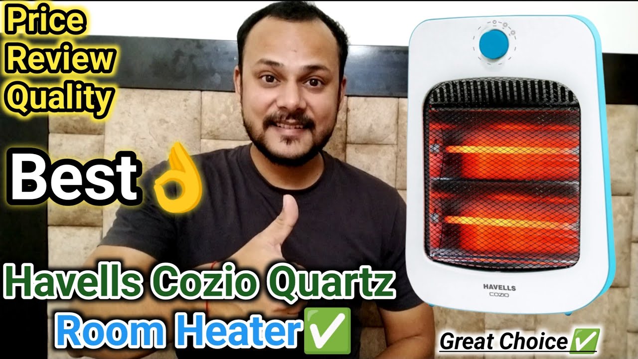 Havells Cozio Quartz Room Heater 800 Watt, 2 Heat Setting, 2 Year ...