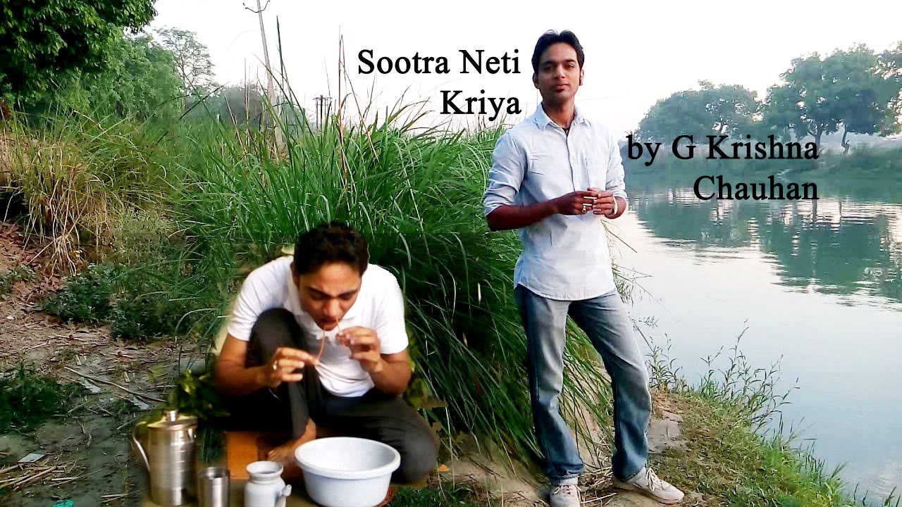 Sutra Neti (सूत्र नेति): Step of Shatkarma By G Krishna Chauhan - YouTube