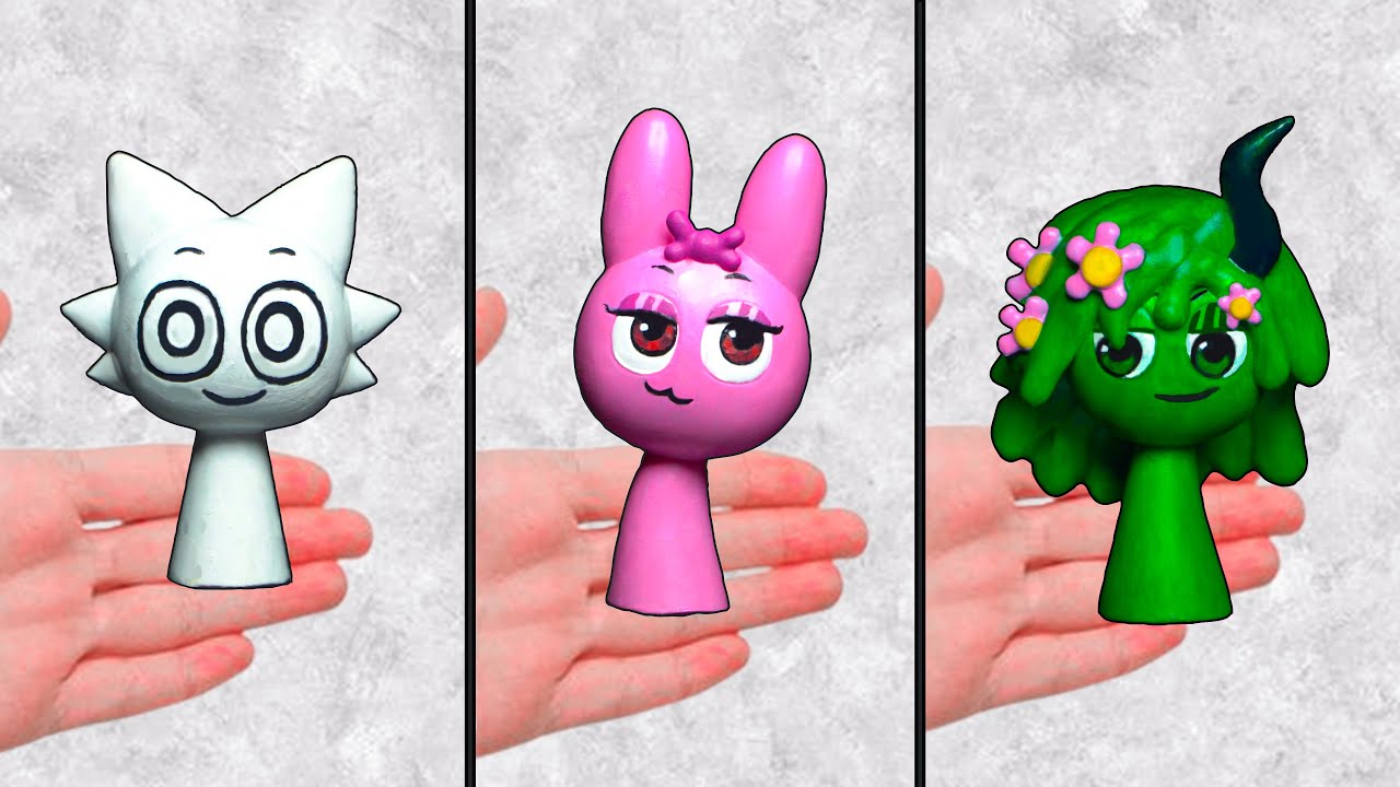 I Making SPRUNKI Animated Series Intro Sculptures Timelapse #sprunki ...