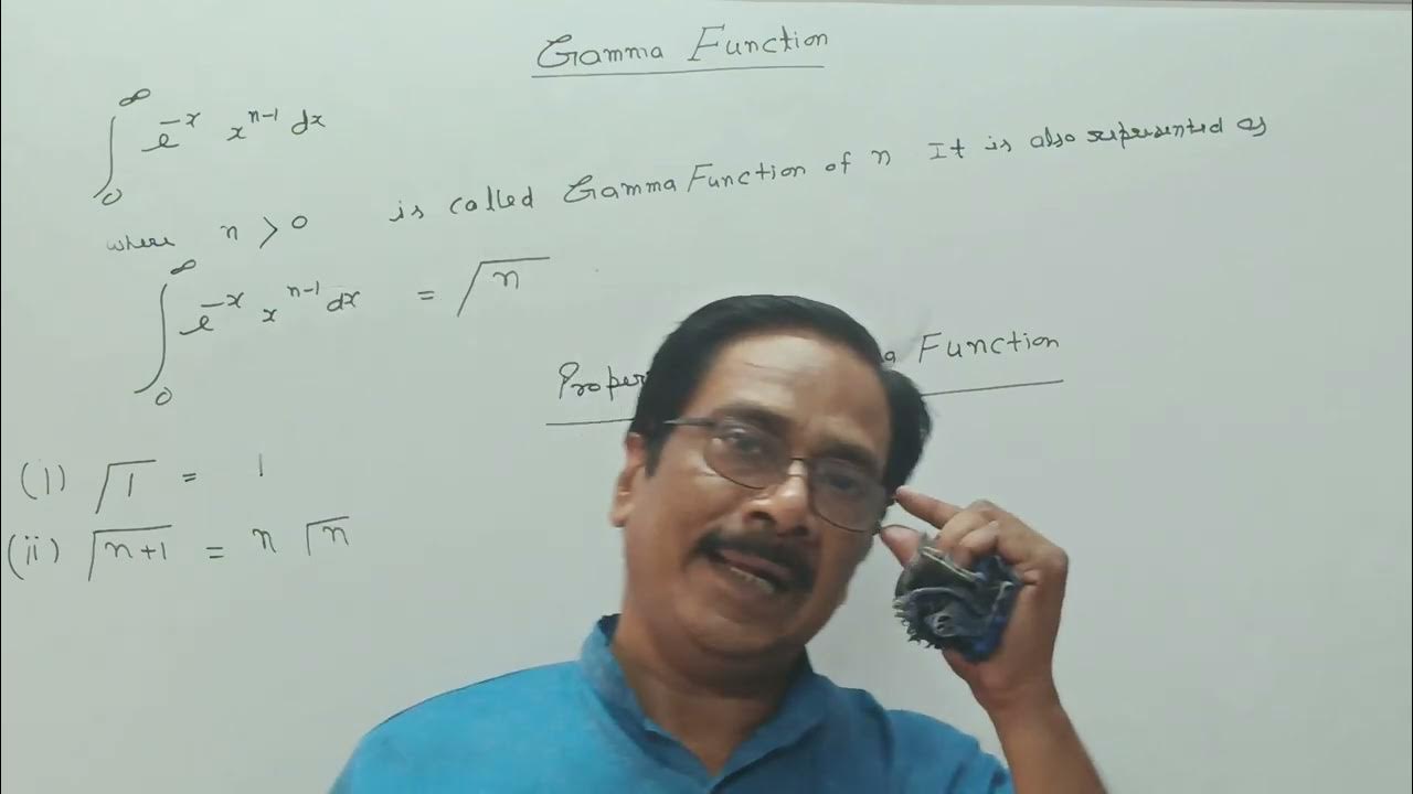 GAMMA FUNCTION - PROPERTIES & ITS APPLICATION | INTEGRAL CALCULUS ...
