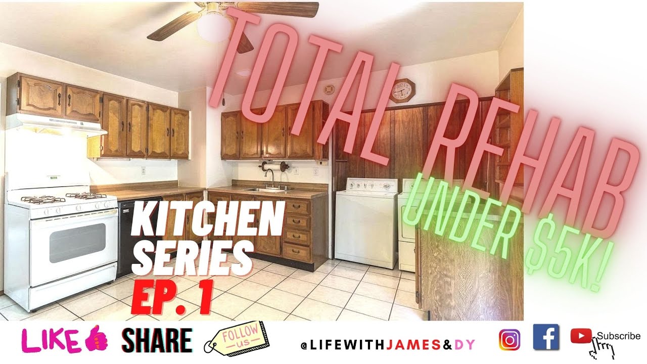 LOW BUDGET KITCHEN REMODEL | PAINTED CABINETS | FLIP UNDER $5K | CHEAP ...