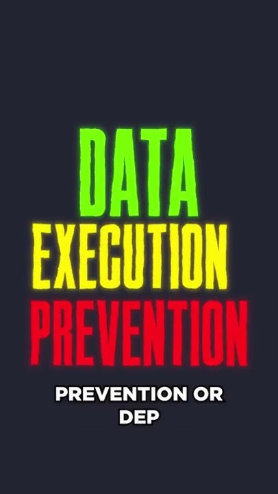 What is Data Execution Prevention? - YouTube