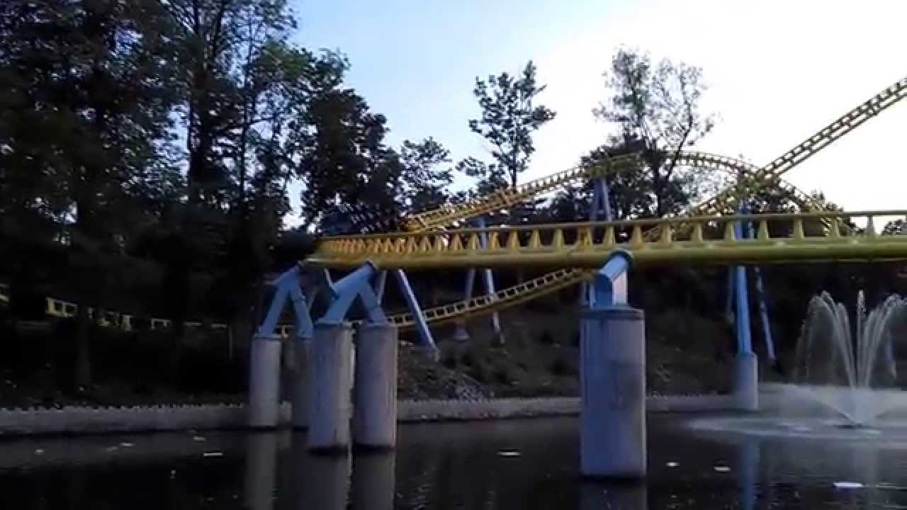 SkyRush Roller Coaster First Drop Hershey Park - YouTube