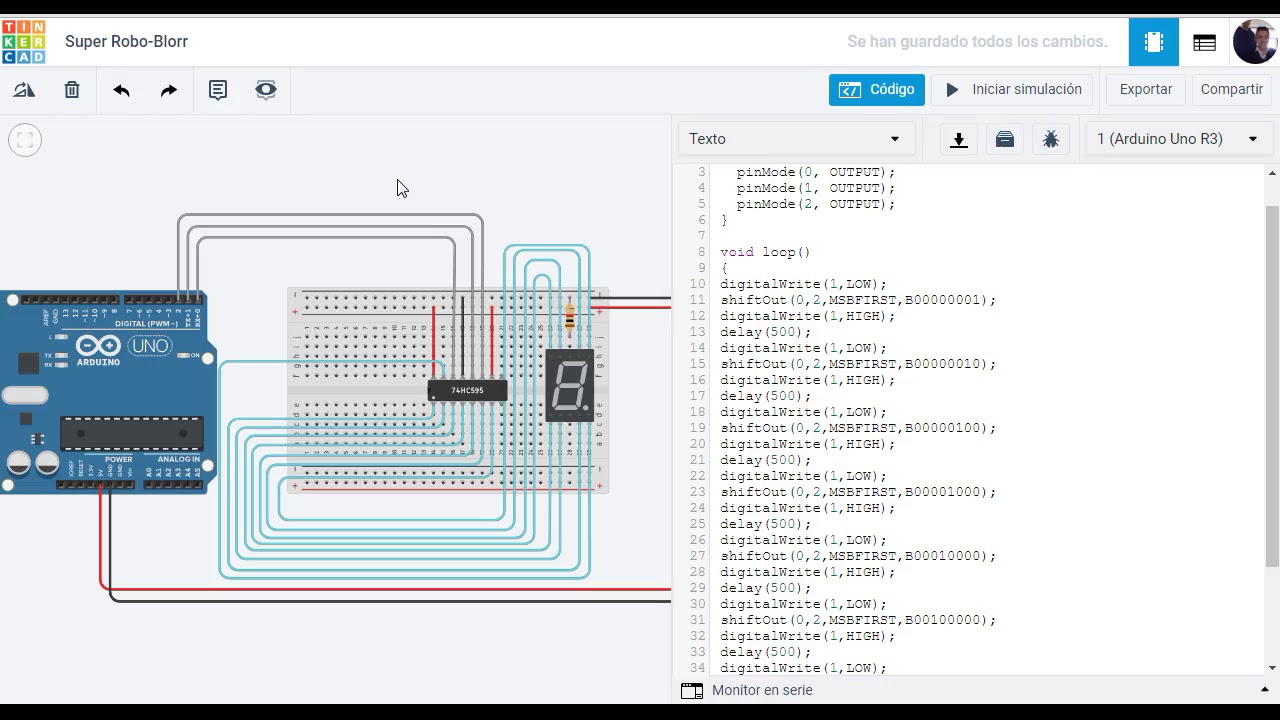 74hc595 Y Display 7 Segmentos Aspectos Generales Y Programación Robo Tic A Usminia 2019 Youtube 2977