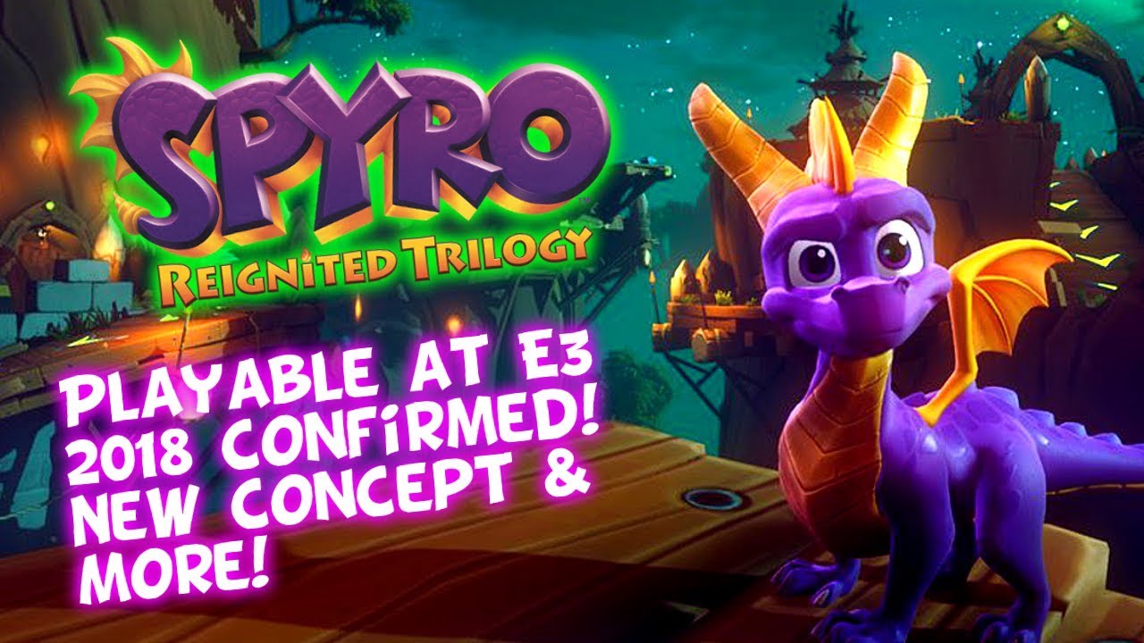 Spyro Reignited Trilogy - Tree Tops & Toasty Confirmed Playable At E3 ...
