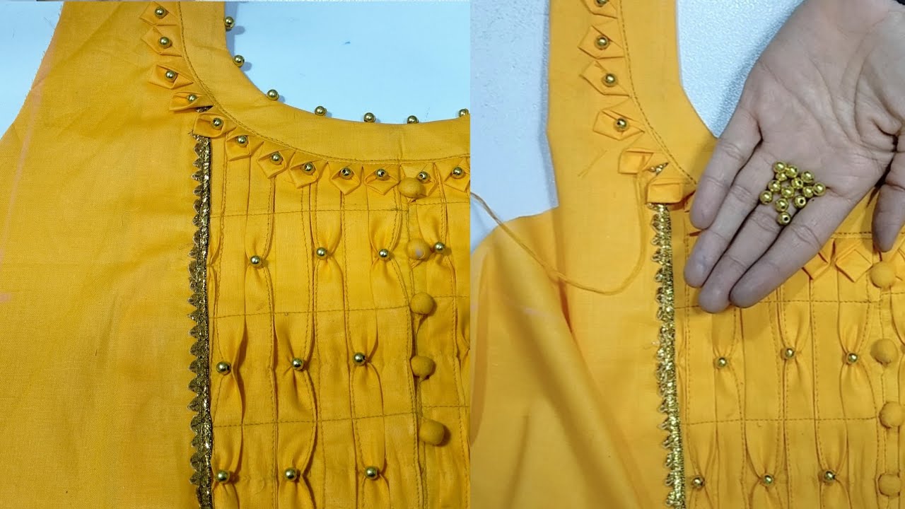 Modern Neck Design Cutting And Stitching |Gotta Lace Neck design for ...