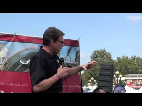 Rick Perry at Iowa State Fair Soapbox - YouTube