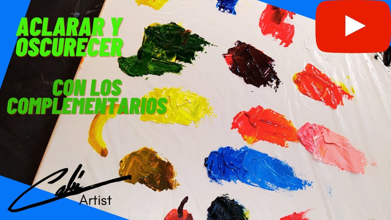 COMO ACLARAR Y OSCURECER LOS COLORES PRIMARIOS CON LOS COMPLEMENTARIOS ...