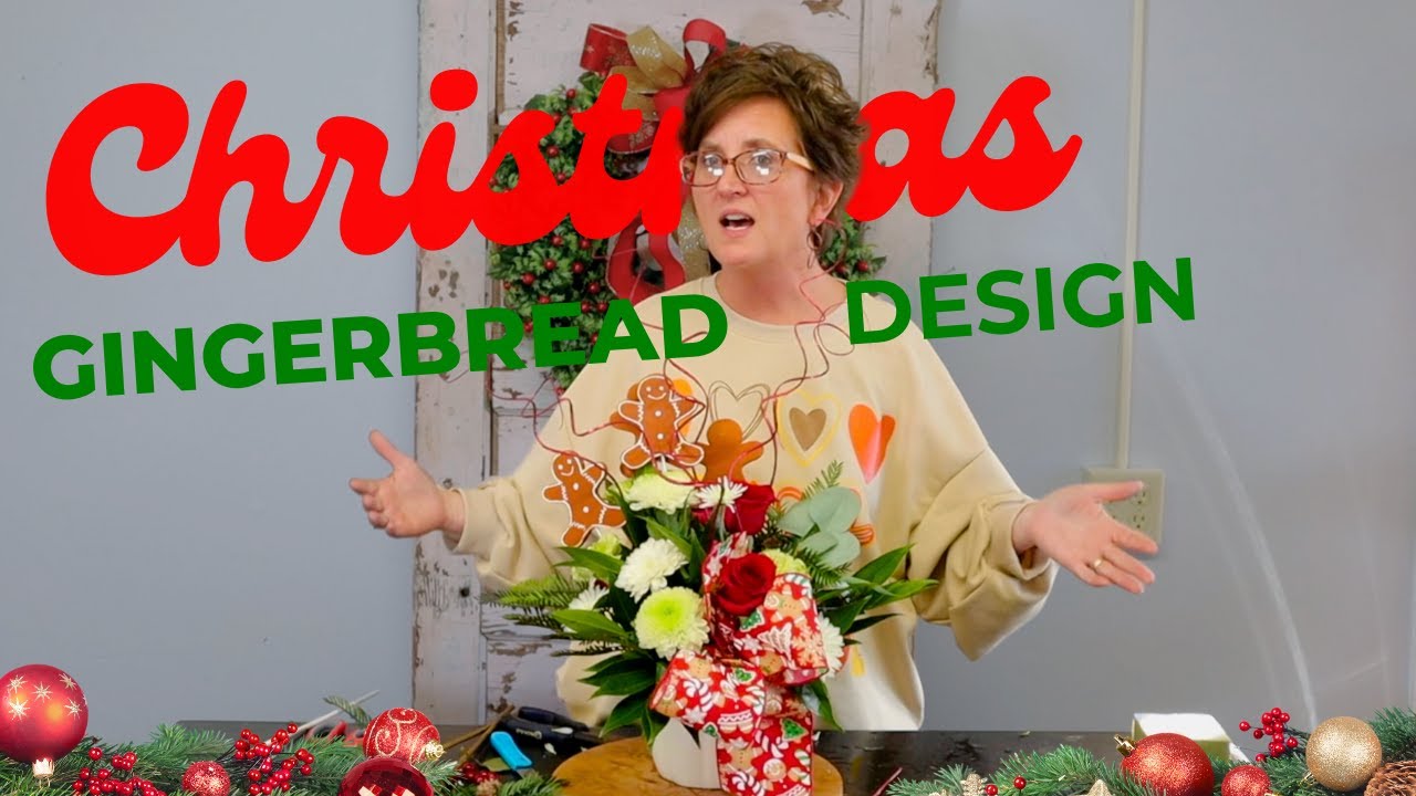 Christmas GINGERBREAD Design! - Tutorials - YouTube