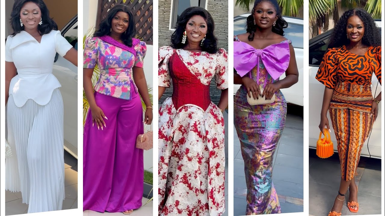 Cute and latest trendy styles for women | Beautiful ankara and brocade ...