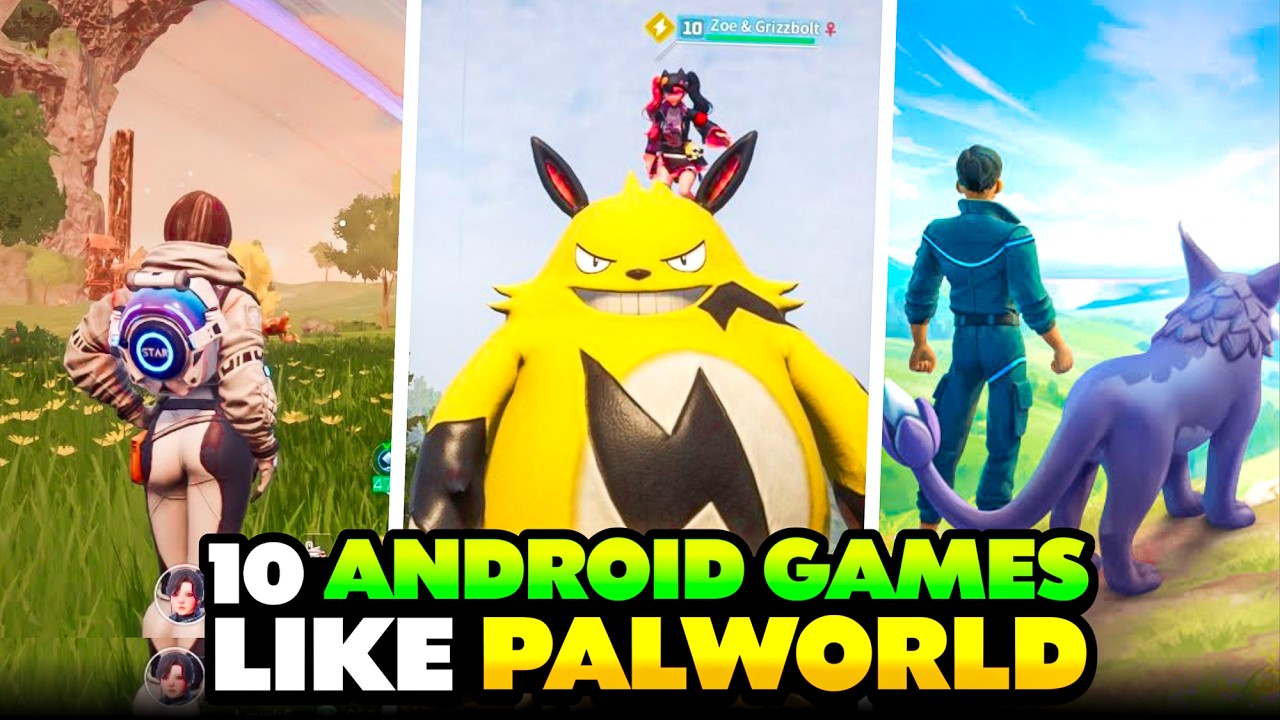 15 New Android Games Like Palworld [WITH DOWNLOAD LINKS] - YouTube