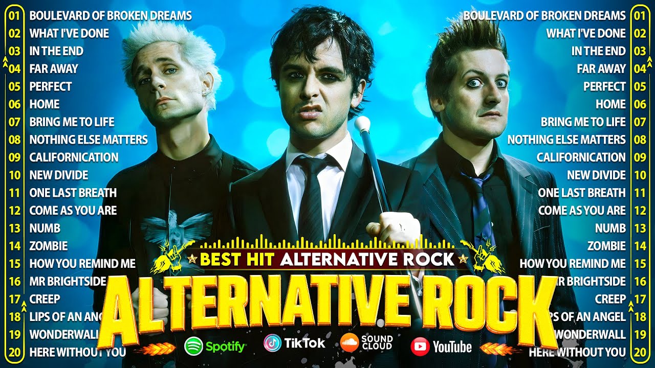Slow Rock Alternative Rock in 2000's | Green Day, Simple Plan ...