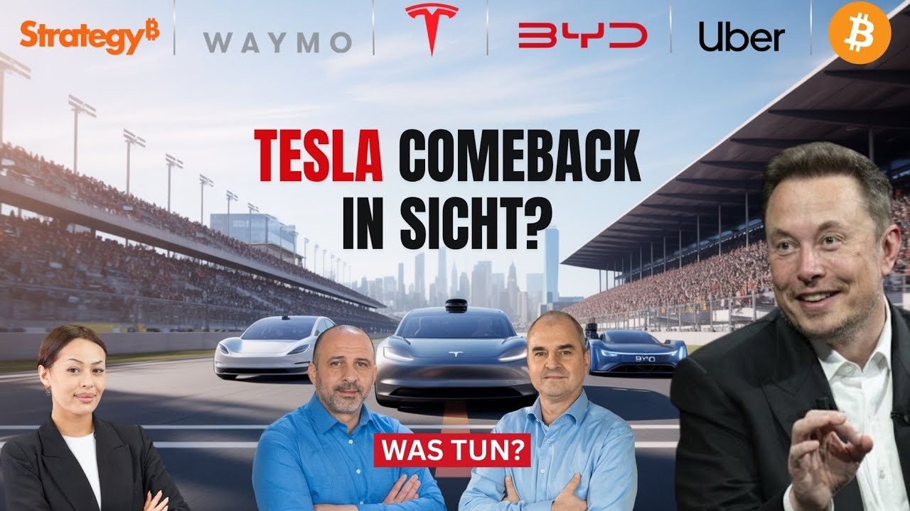 Tesla vs. Waymo & BYD - wer macht das Rennen? Bitcoin | Strategy | Uber ...