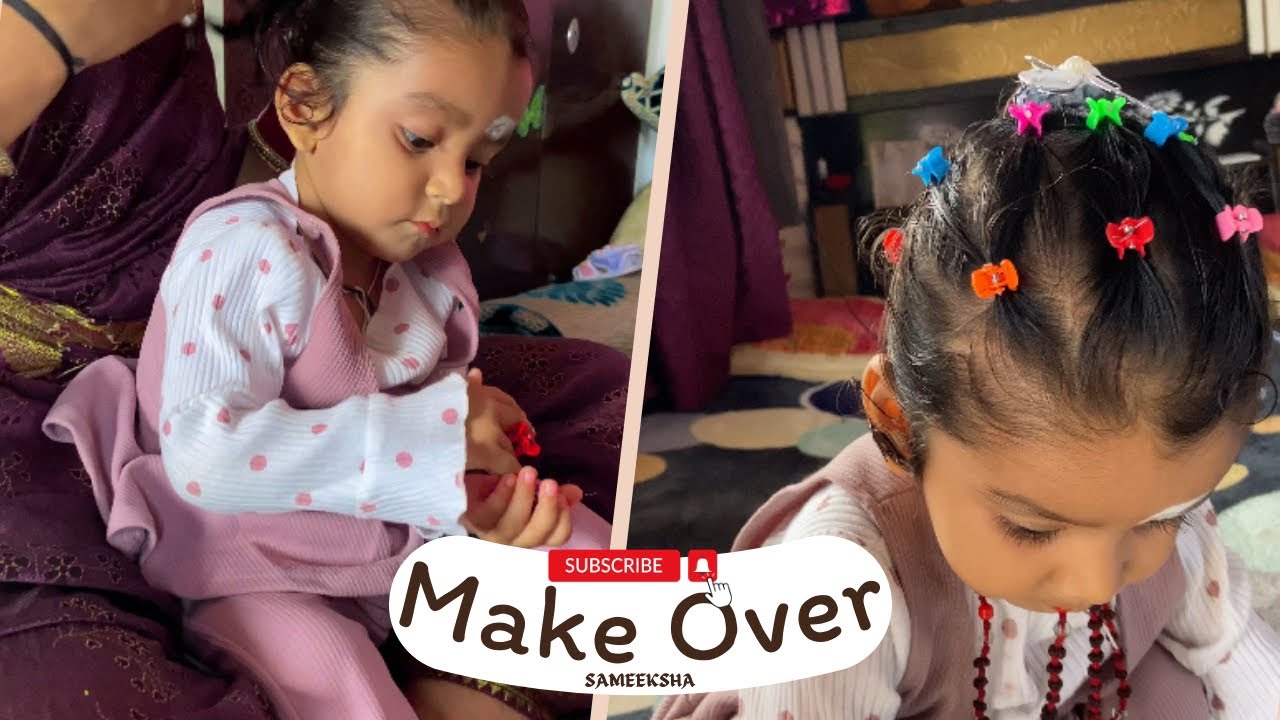 Baby Hairstyle | Cutest Baby Hairstyle | Baby Makeover 🩷🎀 - YouTube
