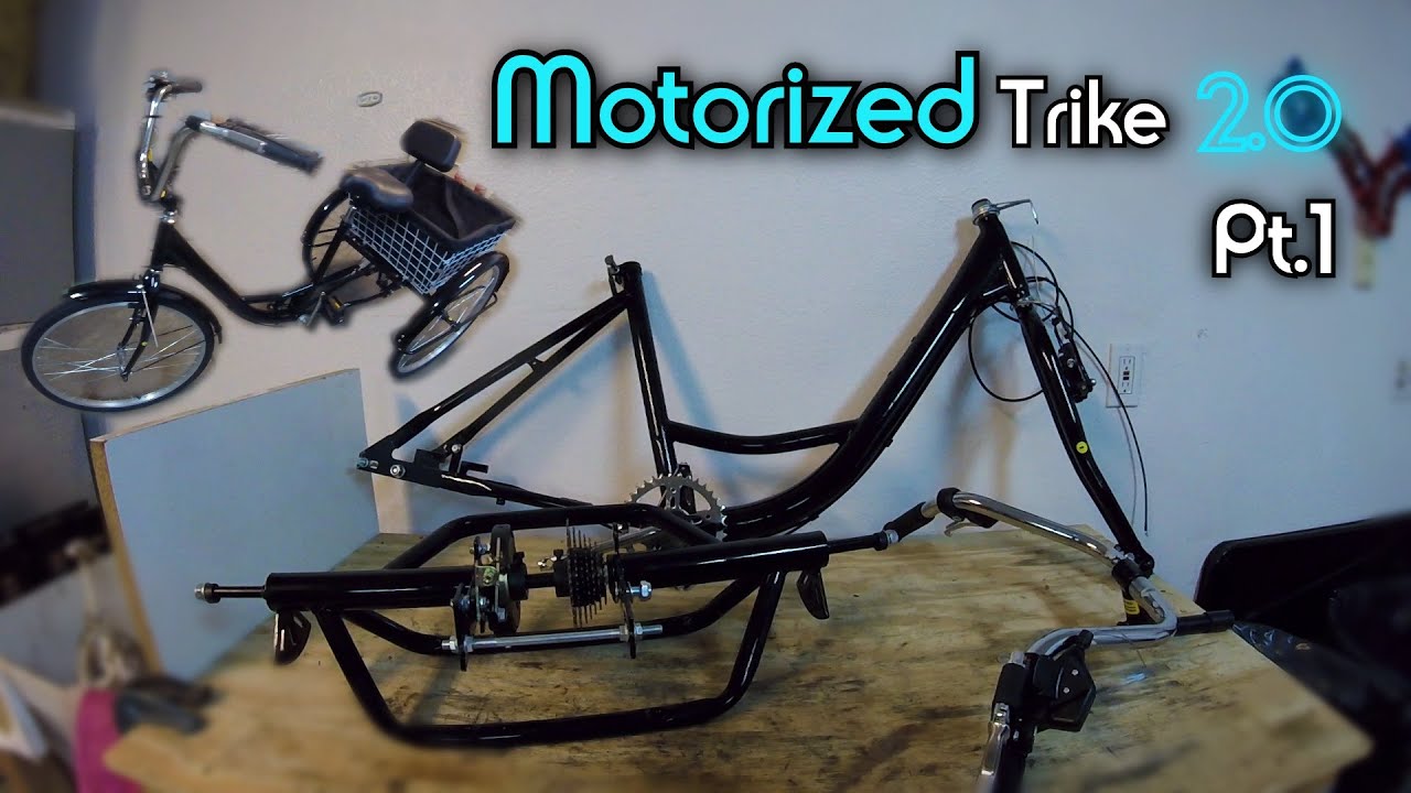 Assembling a Tricycle for future Motorization - YouTube