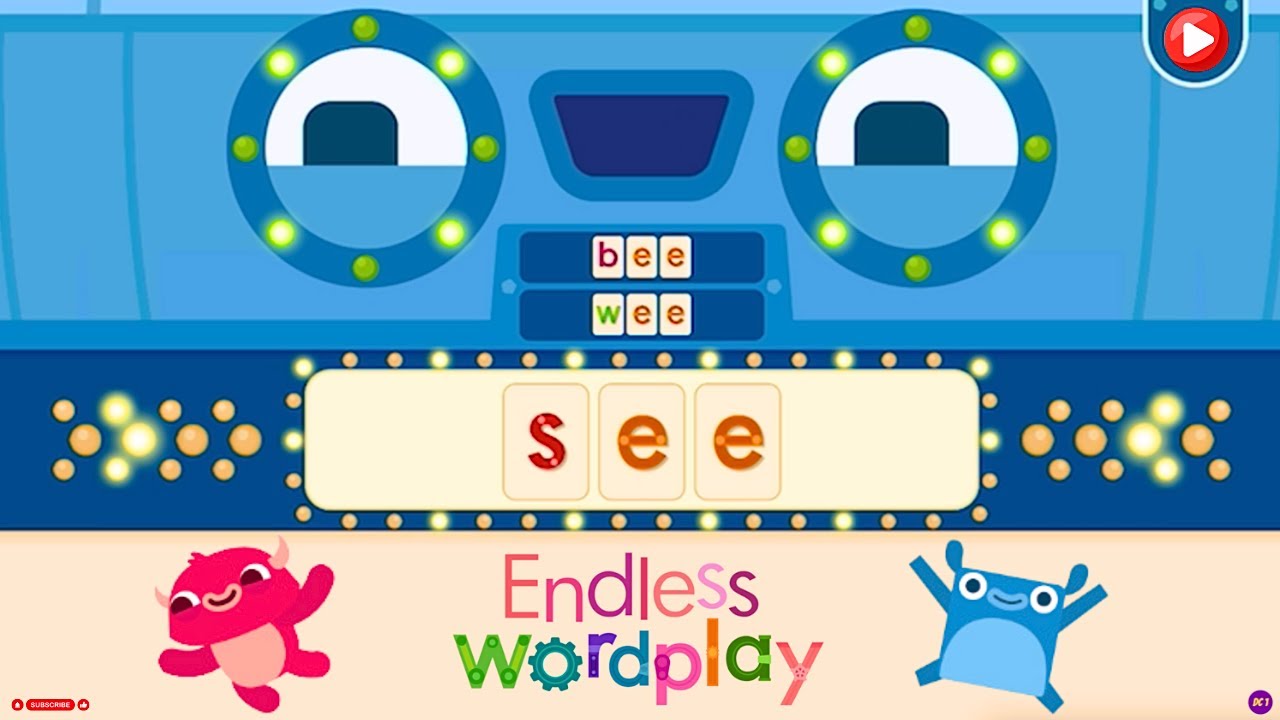 Endless Wordplay: Master Reading and Spelling with BEE, WEE & SEE's Easy English Words - YouTube