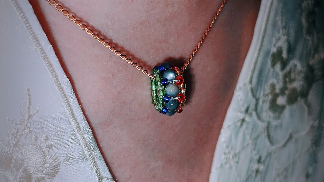 handmade jewelry–Transport beads–Beaded Necklace. - YouTube