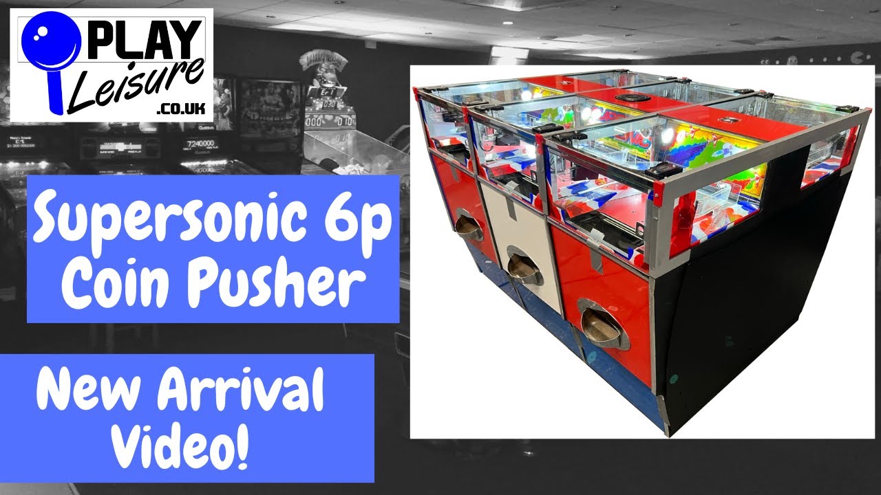 Get your 2p Coins Ready... It's the Supersonic 6 Player 2p Coin Pusher ...