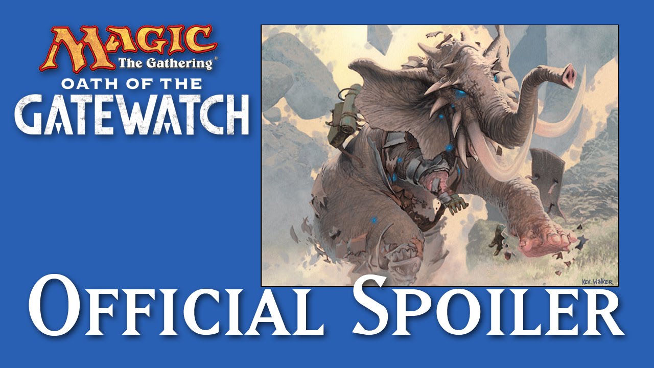 Exclusive Oath of the Gatewatch Official Spoiler Card - YouTube