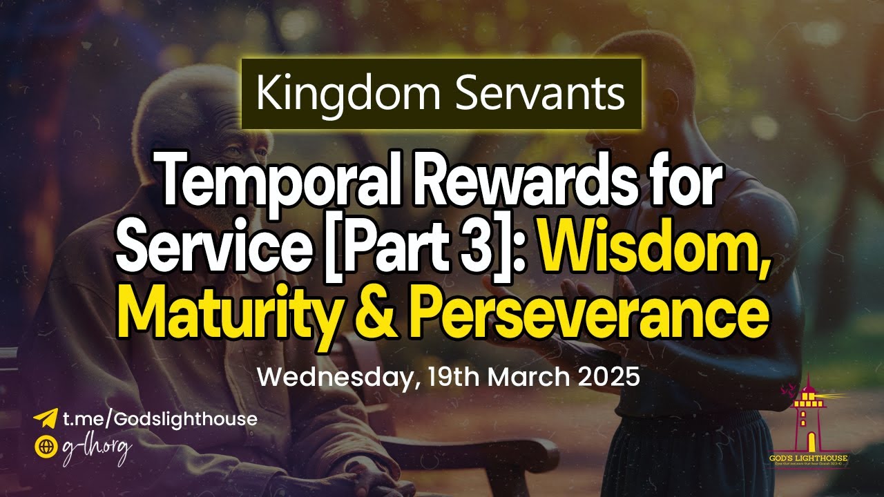 Wed March 19 2025 ~ Temporal Rewards for Service [Pt 3]: Wisdom ...