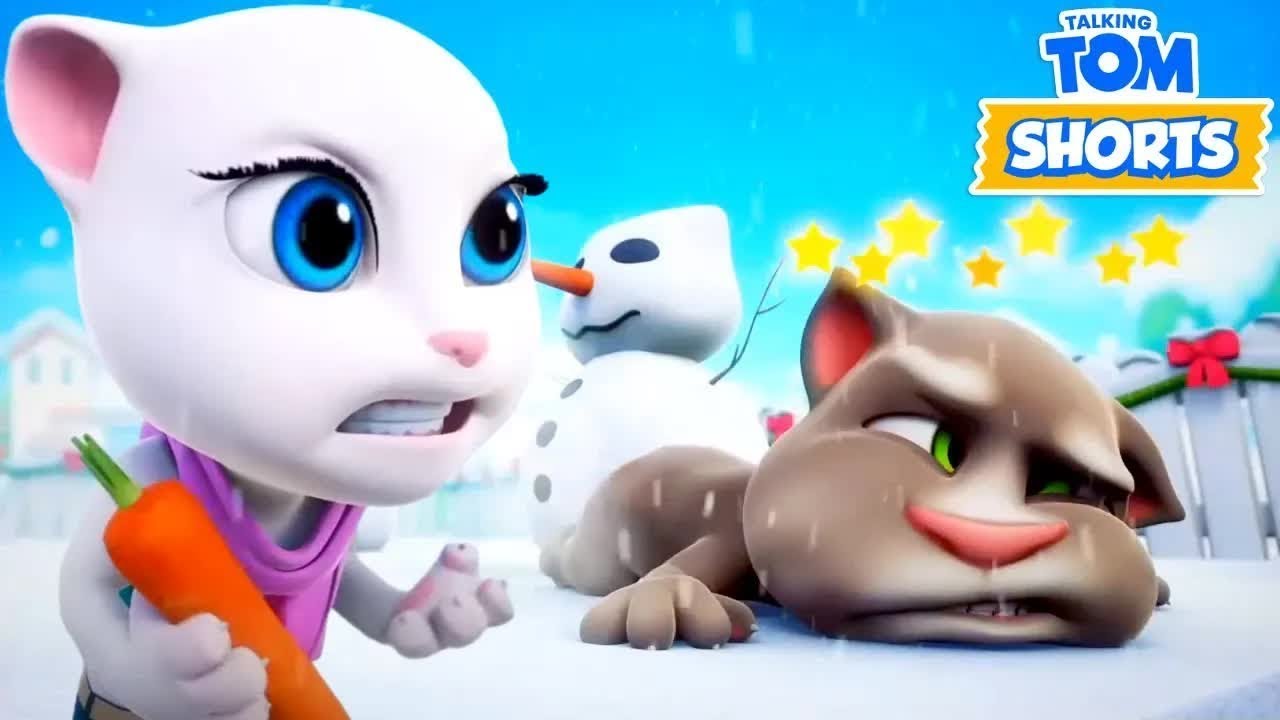 Talking Tom 🐱 Batalla ÉPICA de Bolas de Nieve 💥 Episodio 149 🔥 Dibujos ...