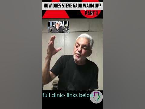 Steve Gadd #shortz How Does Steve Gadd Warm-Up? Part 3 #Gaddiments #stevegadd #domfamularo #vpf ...