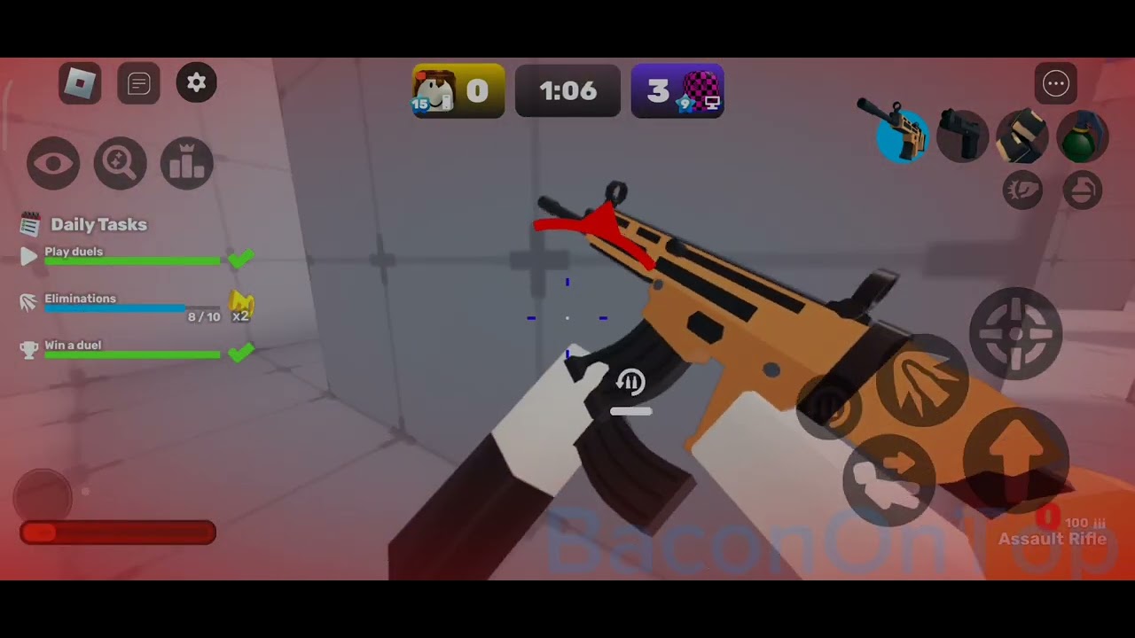 Playing rivals on mobile! - YouTube