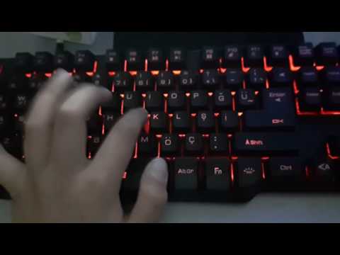 Everest-rampage  kb-r8 ses testi  HARİKA KLAVYE SESİ!!