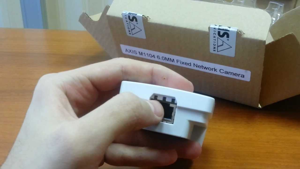 Обзор Axis M1104 - YouTube