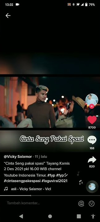 Vicky salamor - Cinta Seng Pakai Spasi - YouTube