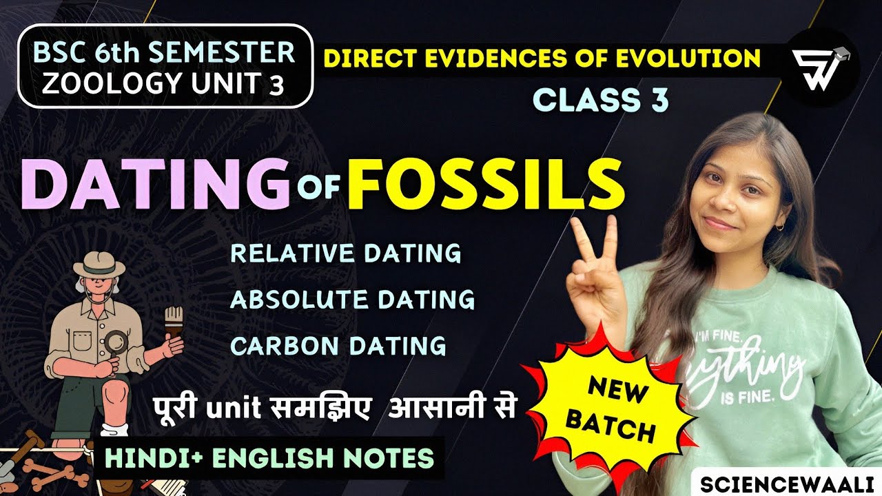 Dating of fossils 💯|Relative & Absolute Dating|CARBON DATING|Direct ...