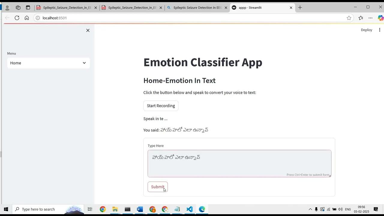 Emotion Detection of Contextual Text using Deep learning - YouTube