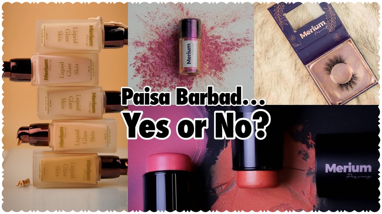 Merium pervaiz cosmetics Full review and apply || Just watch and decide ...