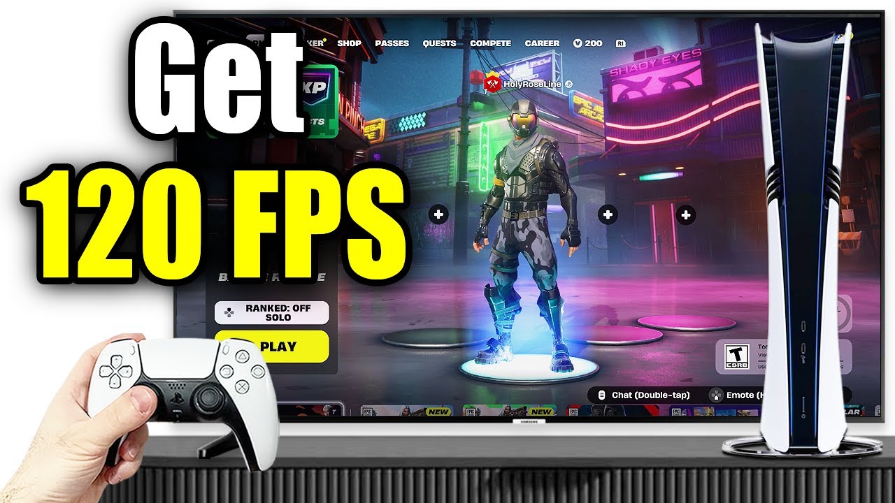How to Get 120 FPS in Fortnite on PS5 - 2025 - YouTube