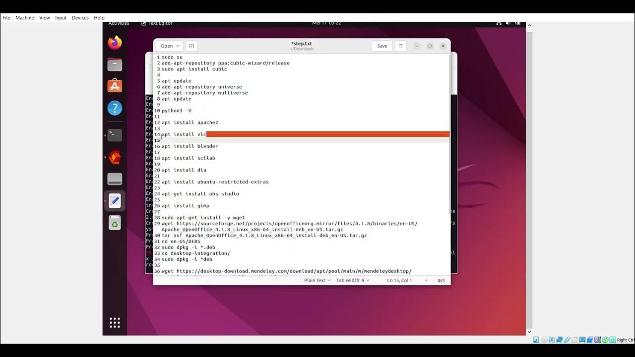 Remastering Distro Linux Ubuntu Menggunakan Cubic - YouTube