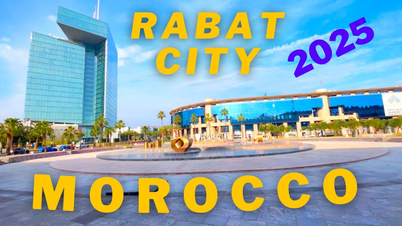 Tour of the streets of Rabat City Morocco 2025 🇲🇦 ( Exclusive music vidéo) person walking - YouTube