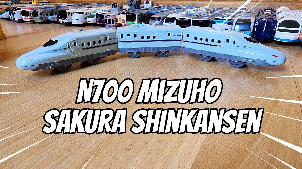 🚄 Tomy Plarail N700 Mizuho / Sakura Shinkansen | High-Speed Toy Train ...