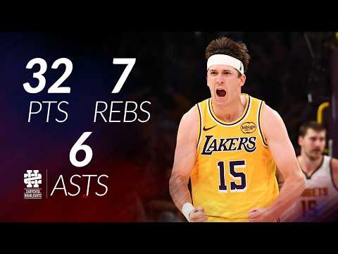 Austin Reaves 32 pts 7 rebs 6 asts vs Nuggets 25/26 season