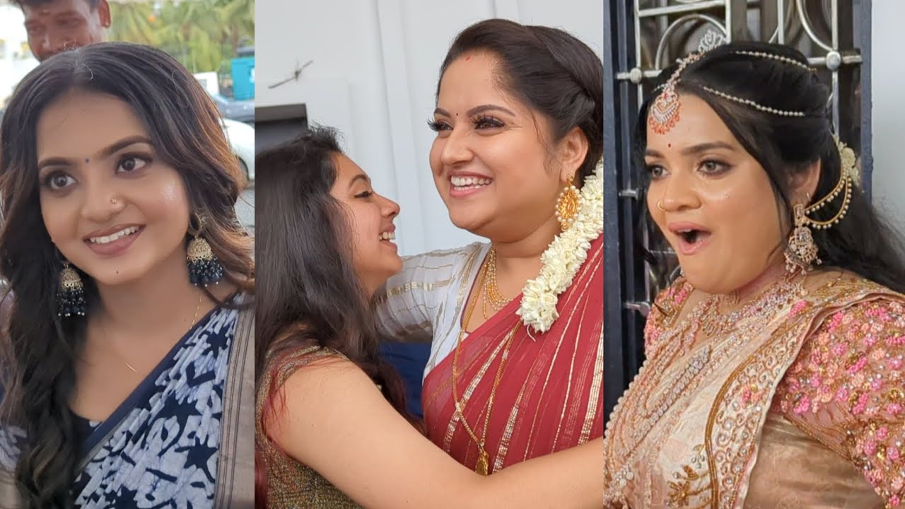 Aswathy Rahul നെ കണ്ടപ്പോൾ ഓടിച്ചെന്ന് കെട്ടിപ്പിടിച്ച് സീരിയൽ താരങ്ങ ...