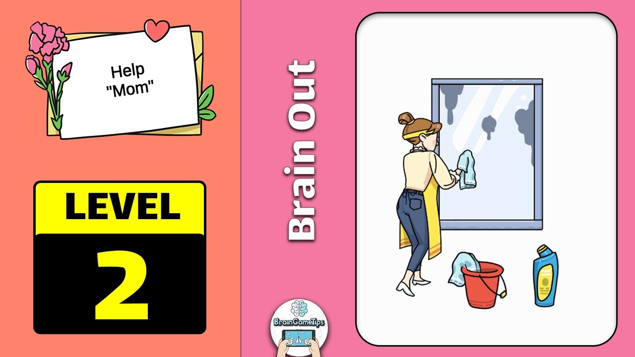 Brain Out Help Mom Level 2 Walkthrough - YouTube