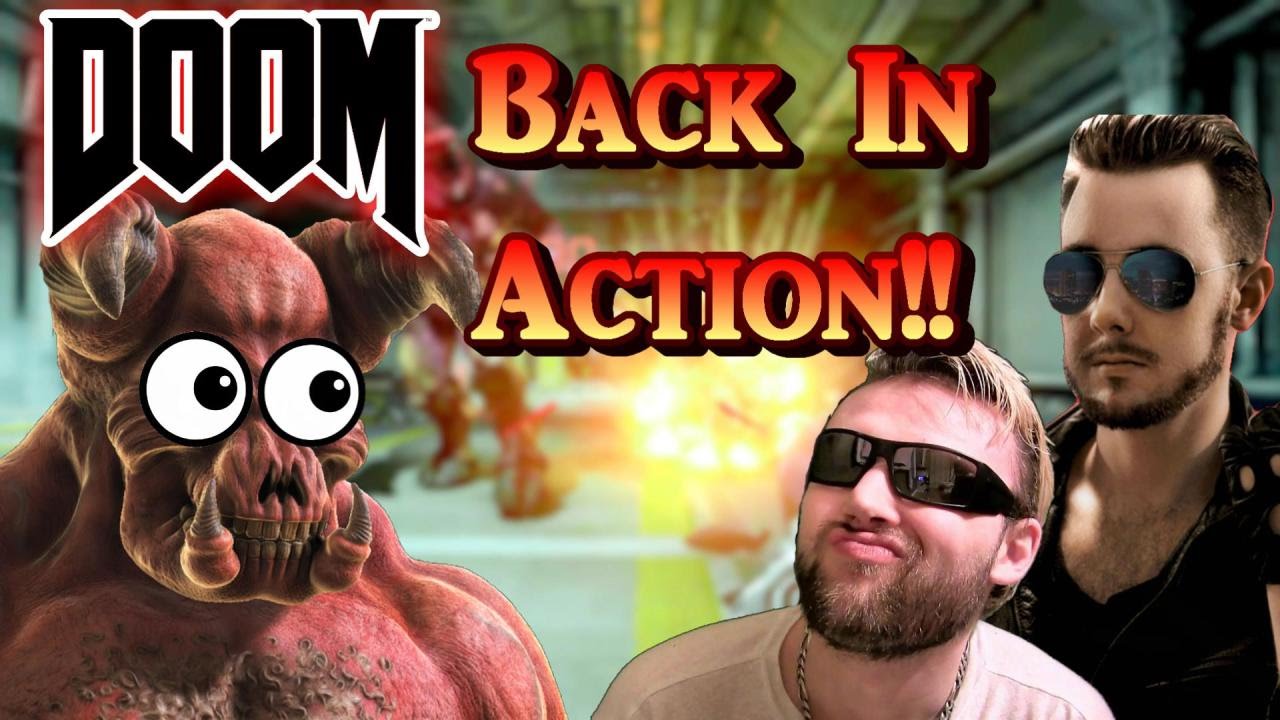 Doom 2016 Funny Moments Gameplay | Hallways of Doom! - YouTube