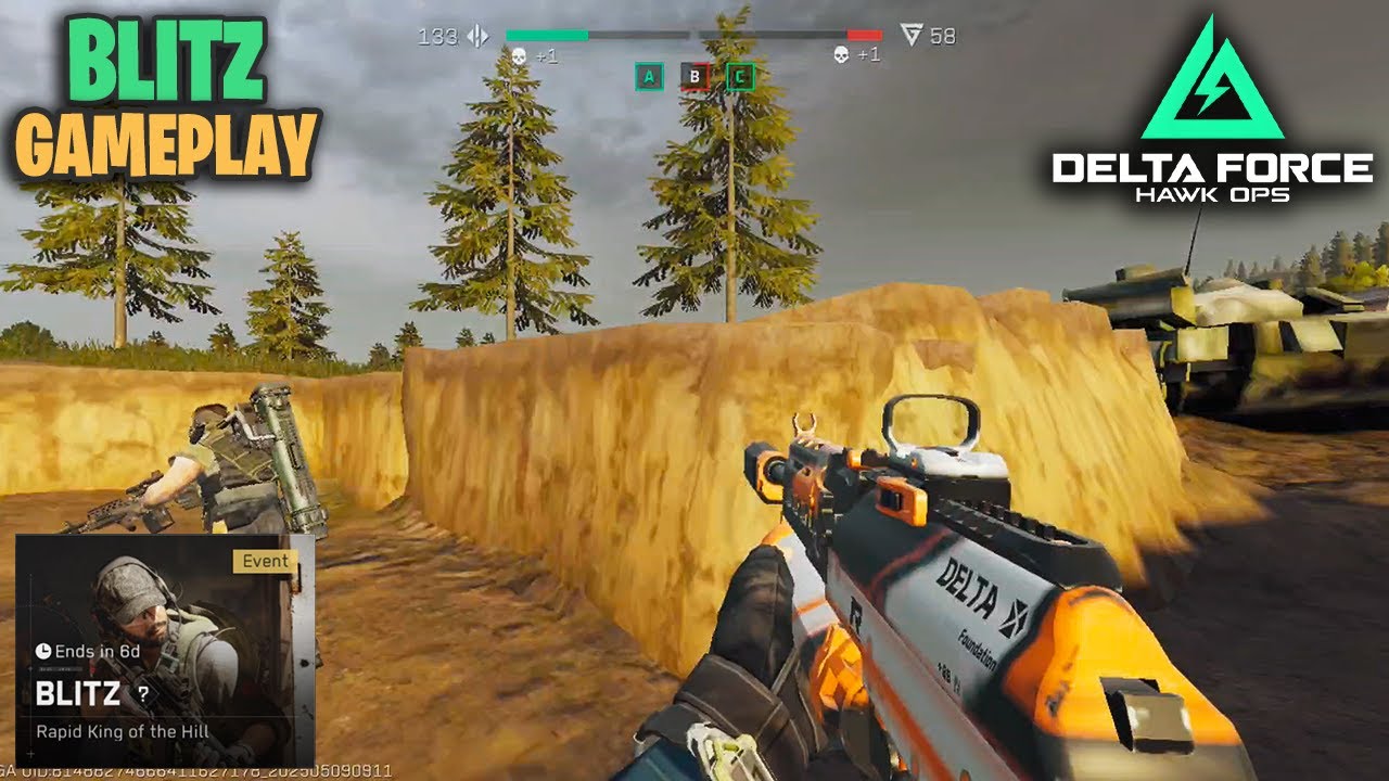 Delta Force Mobile - Blitz, Rapid King of the Hill Mode Gameplay - YouTube