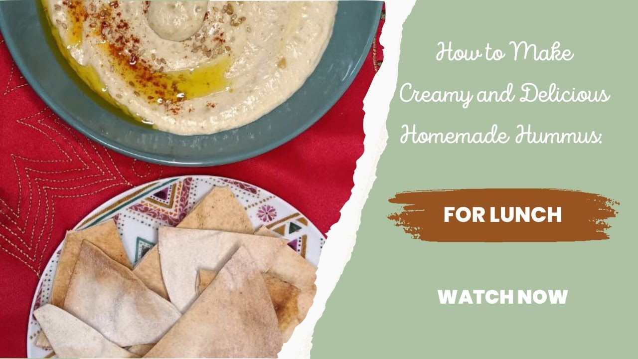How to Make Creamy and Delicious Homemade Hummus: Easy Recipe Tutorial - YouTube