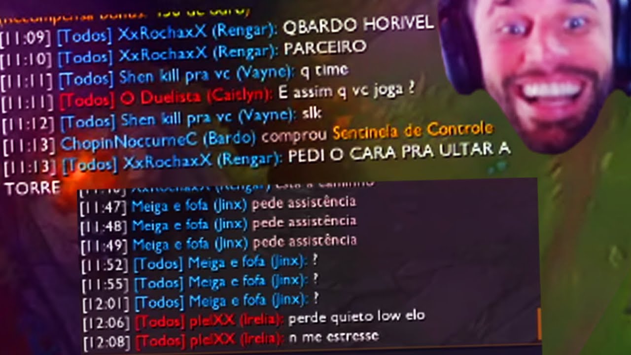 O CHAT DO LOL É EXTREMAMENTE TÓXICO (SÓ TEM TILTADO) - YouTube