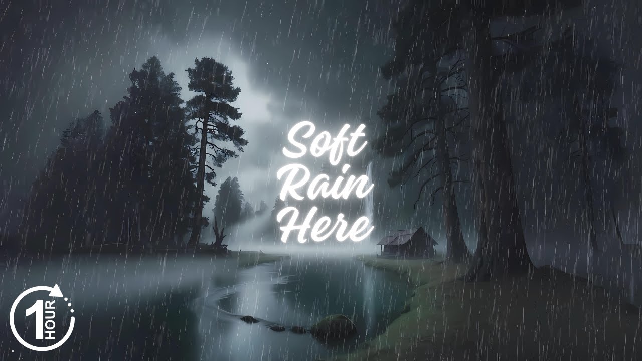 ASMR SOFT RAIN SOUND, RAIN SOUND IN THE FOREST, RAIN SOUND RELAXATION ...
