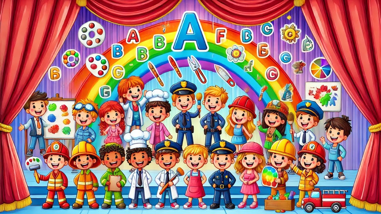 Learn the Alphabet with Fun Professions" | A to Z Jobs for Kids | Fun ...