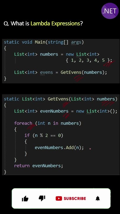 What is Lambda Expressions ? - YouTube