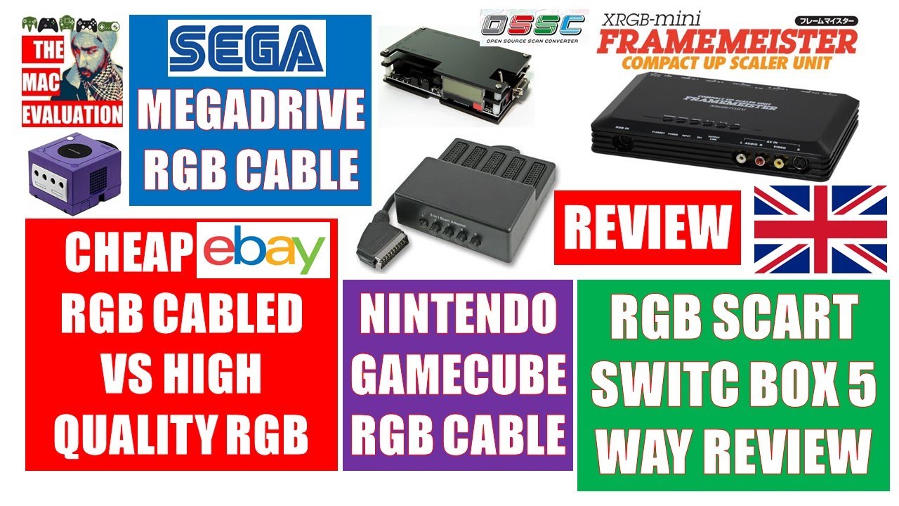 Cheap eBay SEGA NINTENDO GameCube RGB SCART Cables VS Quality ...